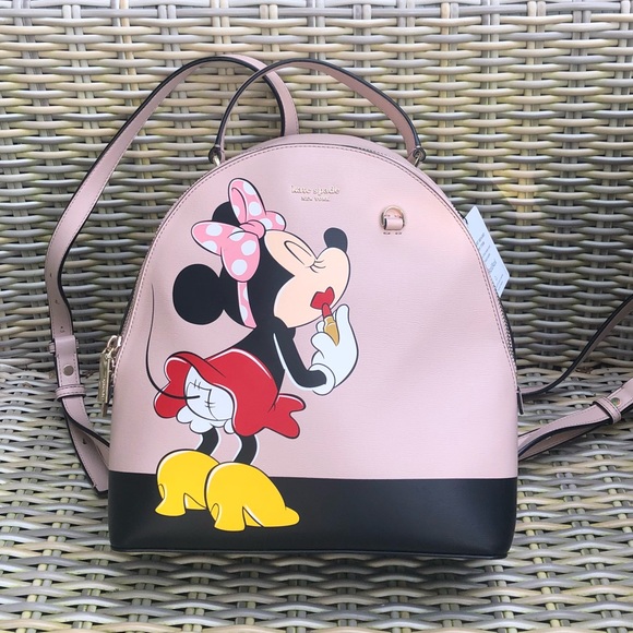 kate spade | Bags | Kate Spade Minnie Mouse Backpack Bag Disney Mickey ...